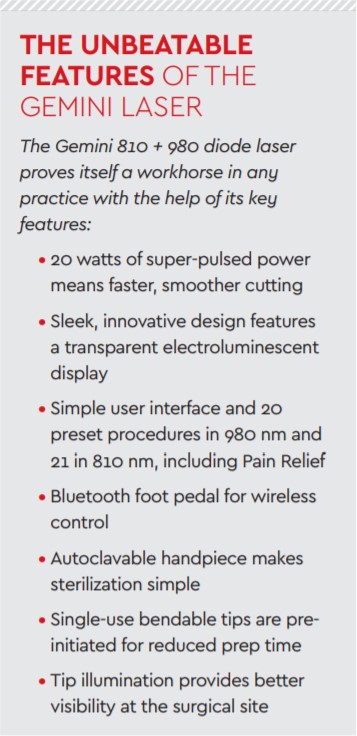 Gemini™ Laser: Playing a Vital Role for Both Hygiene & Dental